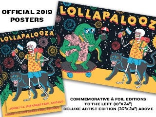 The official 2019 Lolla poster looks crazy! : r/Lollapalooza