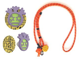 2025 Lollapalooza x PopSockets PopGrip and Paracord Phone Strap Set