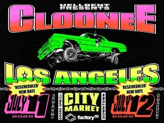 Factory 93 presents: Cloonee | Los Angeles Return - NEW DATE JULY 11TH