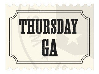 2025: Thursday General Admission