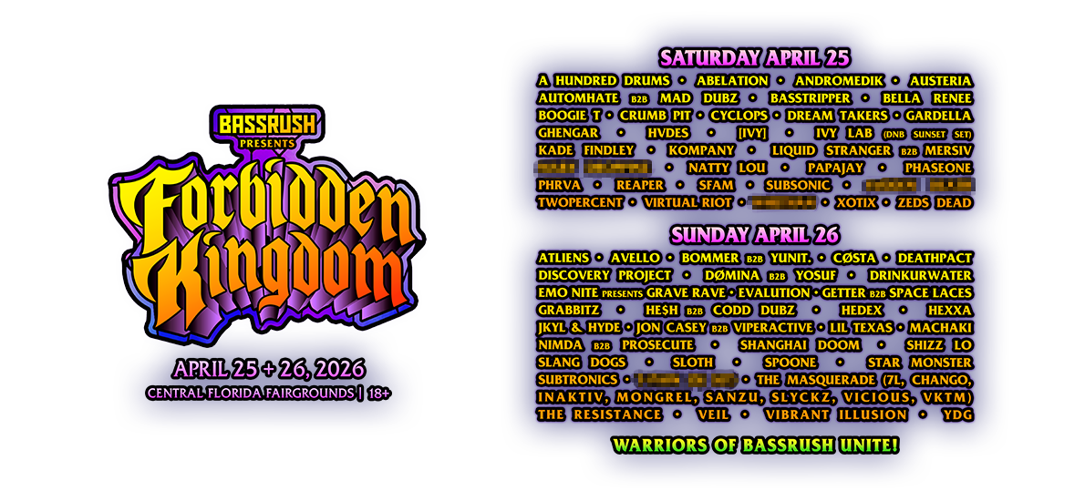 2026 Forbidden Kingdom - 2-Day VIP